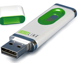 Finger Print pendrive is secure promotional pen drive and opens only ...